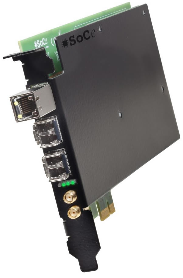 HSR/PRP/GigaE IEEE1588v2 NIC PCIe板卡 | SoC-e | 虹科 HONGKE